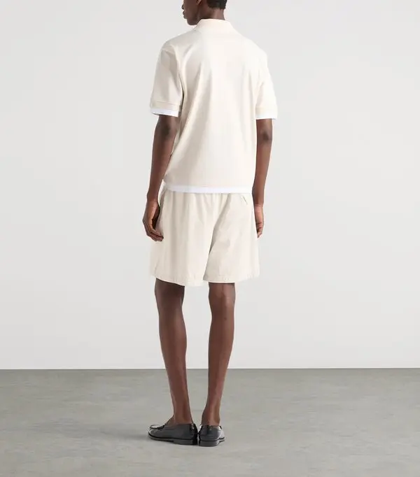 Prada Cotton Layered Polo Shirt