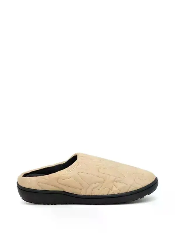 SUBU Quilted Logo Detail Slippers