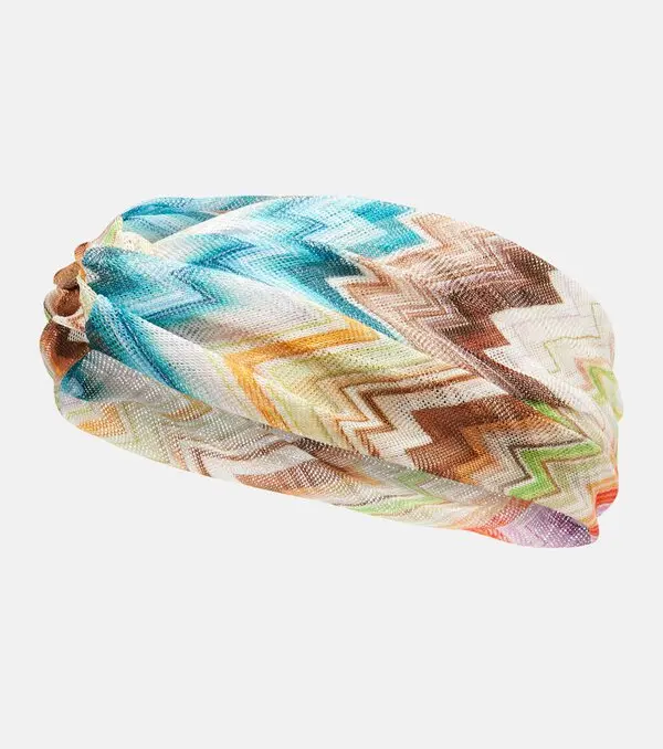 Missoni Zigzag Patterned Headband - Multicoloured
