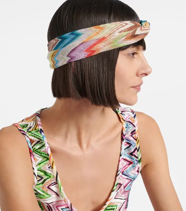 Missoni Zigzag Patterned Headband