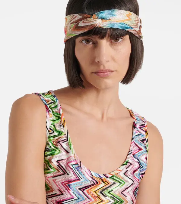Missoni Zigzag Patterned Headband
