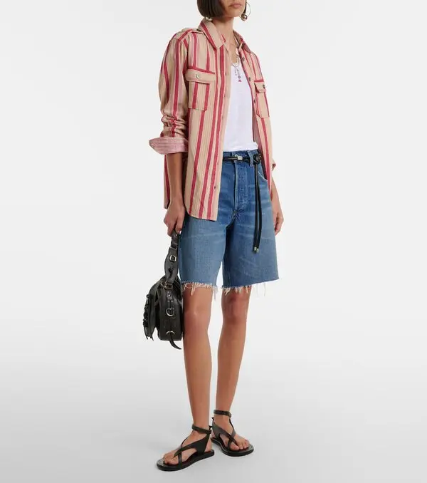 Citizens Of Humanity Ayla Denim Bermuda Shorts