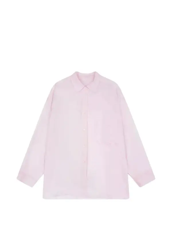 LESS Oversize Ramie Shirt - Pink