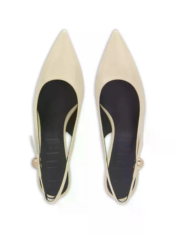 Furla Sfera Slingback Leather Pumps - Neutrals