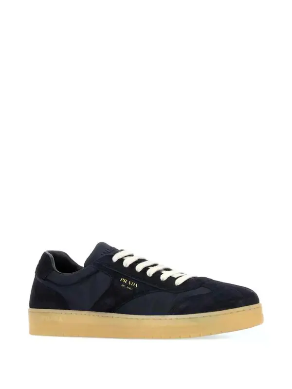 Prada Panelled Sneakers - Blue