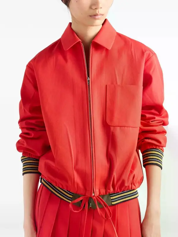 Prada Gabardine Blouson Jacket