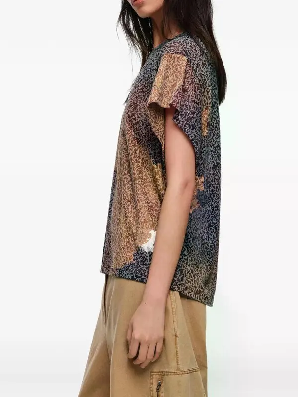 Bimba Y Lola Printed Short-sleeve T-shirt - Blue