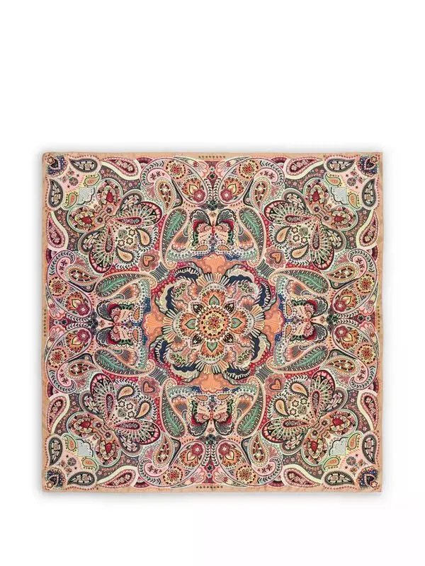 Bimba Y Lola Paisley Print Scarf - Neutrals