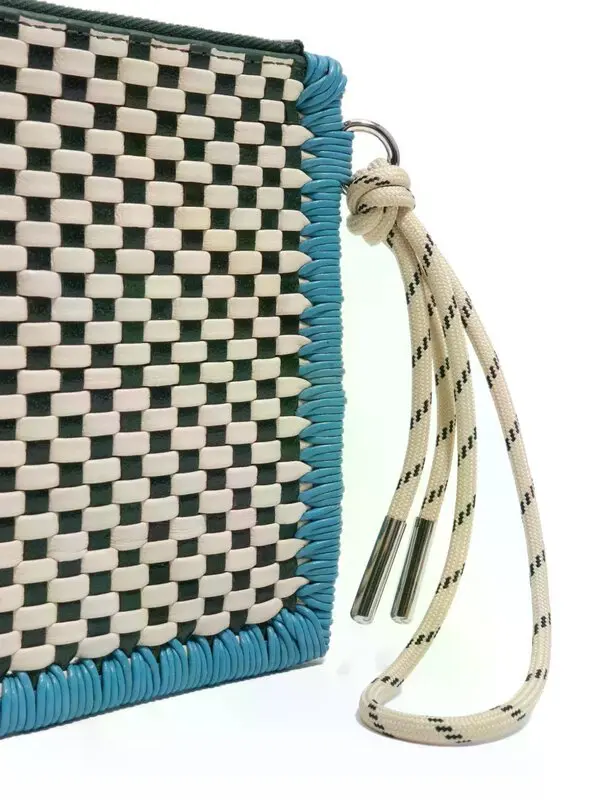 Bimba Y Lola Woven Drawstring Wallet