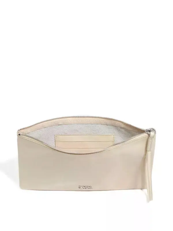 Bimba Y Lola Zipped Leather Wallet With Wrist Strap