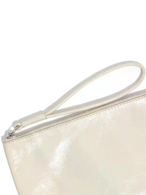 Bimba Y Lola Zipped Leather Wallet With Wrist Strap