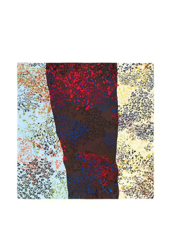Bimba Y Lola Patterned Scarf - Brown