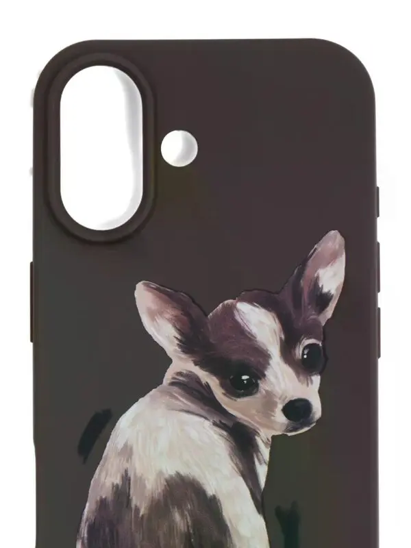 Bimba Y Lola Iphone 17 Dog Print Case - Brown