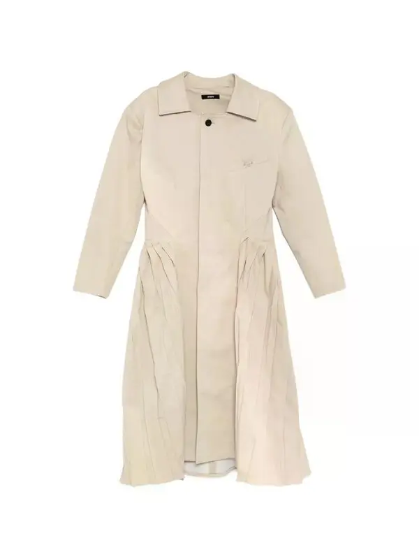BONBOM Pleated Coat