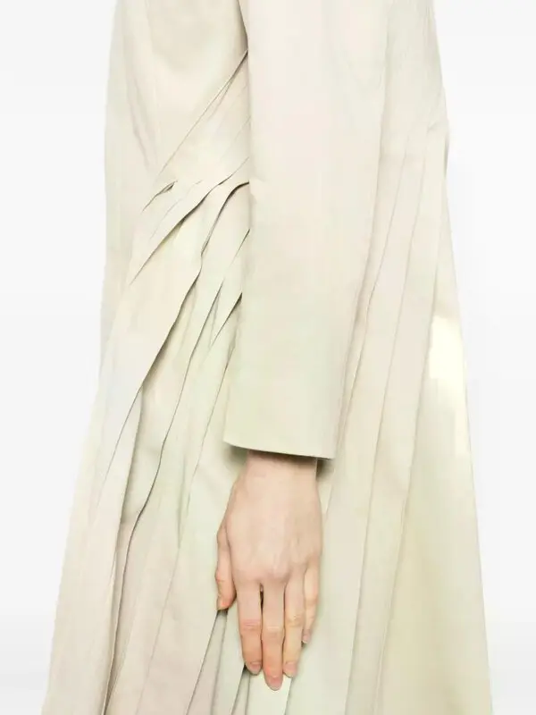 BONBOM Pleated Coat