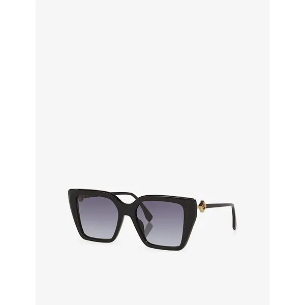 Fendi Ff Diamonds Square-frame Acetate Sunglasses