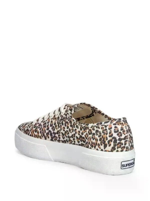 Superga 3740 Leopard Print Platform Sneakers - Neutrals