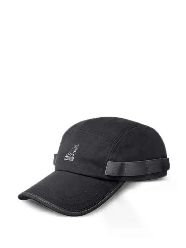 KANGOL Logo Detail Baseball Cap - Black