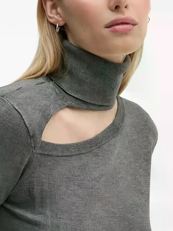 GAUDI Cut-out Roll Neck Knitwear