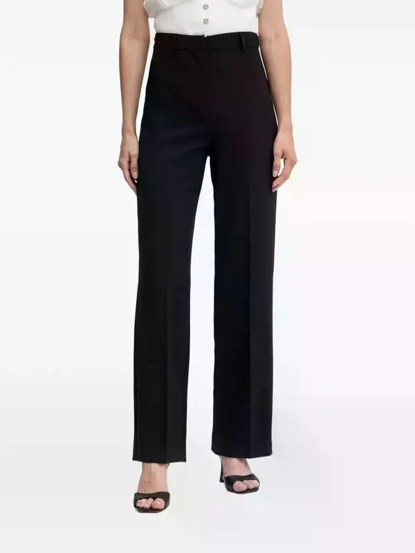 MORGAN Poya Wide-leg Trousers - Black