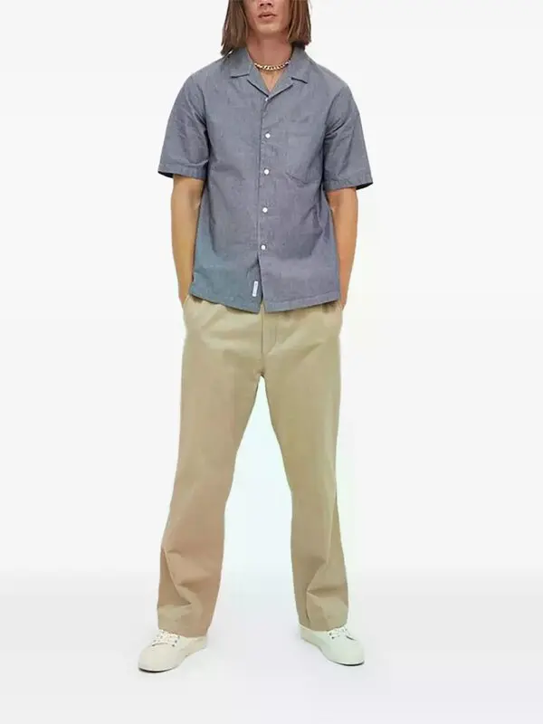 Marc O'polo Revere-collar Pocket Shirt - Blue
