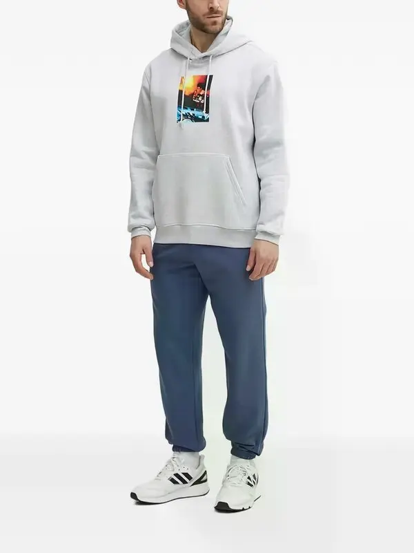 Adidas Graphic Hooded Sweatshirt - Grey