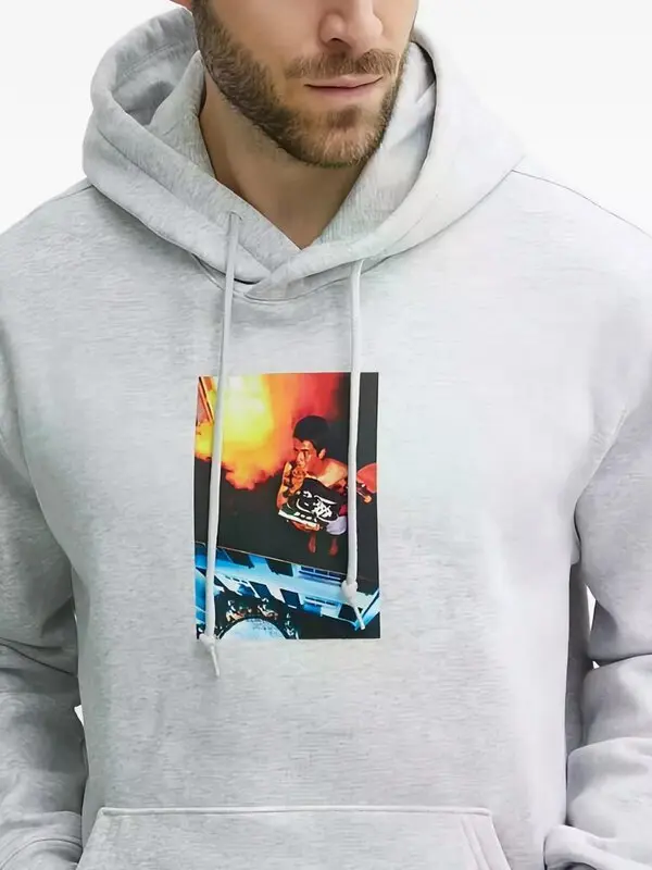 Adidas Graphic Hooded Sweatshirt - Grey