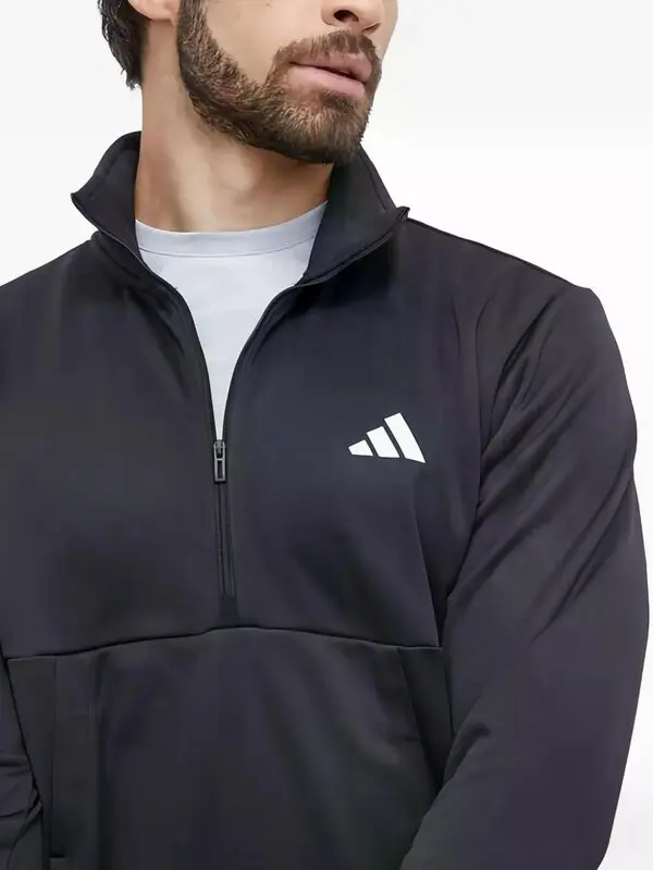 Adidas Half-zip Sweatshirt - Black