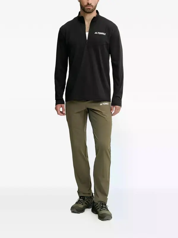 Adidas Quarter Zip Long Sleeve T-shirt