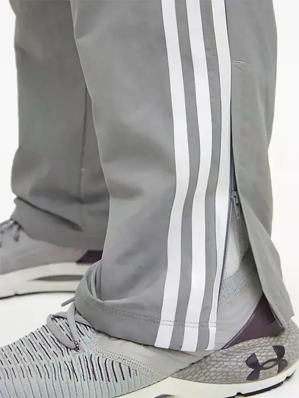Adidas Three-stripes Track Pants - Grey