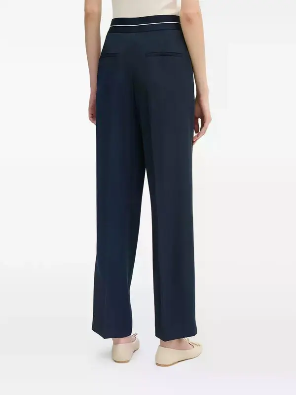 JOOP! Logo Waistband Straight Leg Trousers