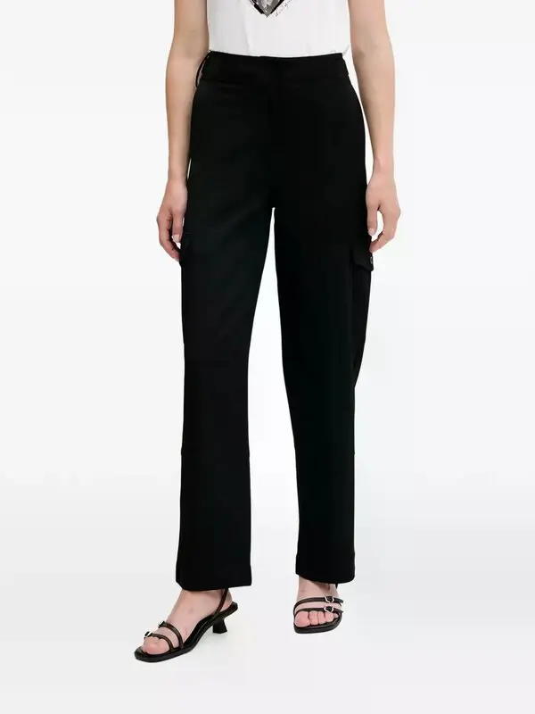 Desigual Sagun Trousers With Flap Pockets - Black