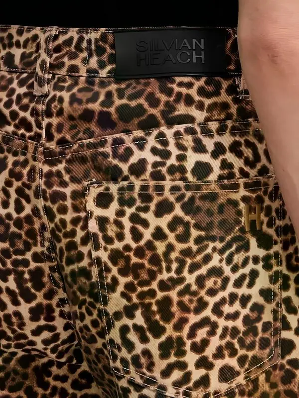 SILVIAN HEACH Animal Print Jeans