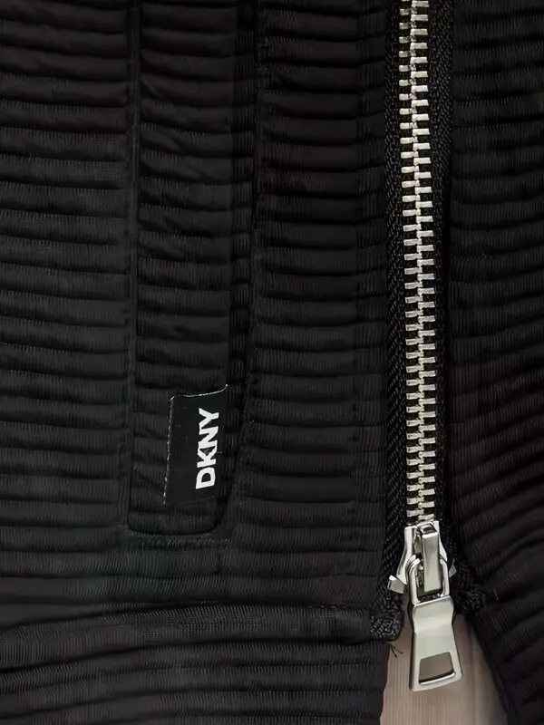 Dkny Ribbed Zip Hoodie