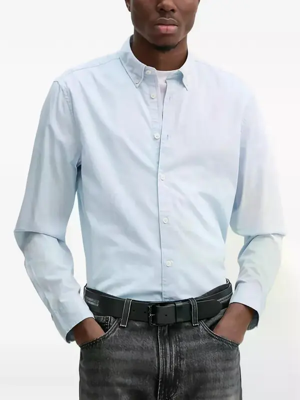 Marc O'polo Buttoned Long-sleeve Shirt - Blue