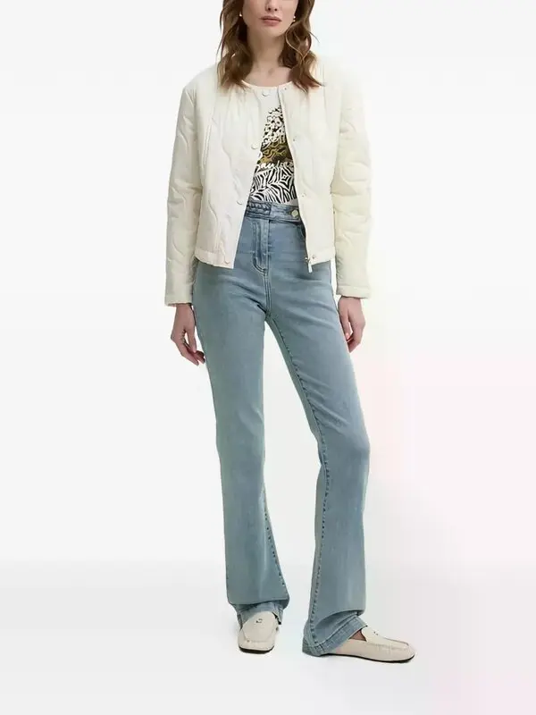 MORGAN Braid Flared Jeans