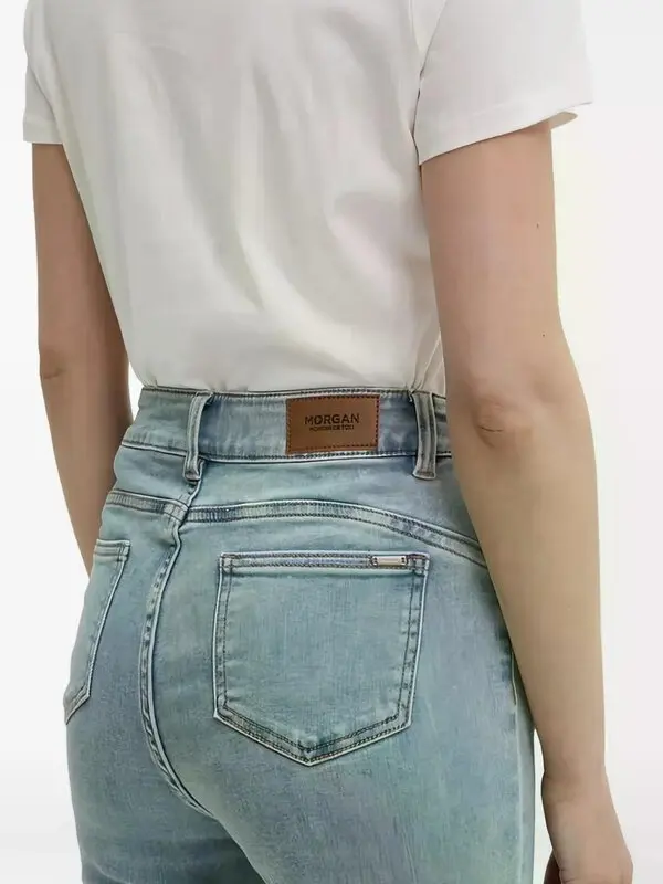MORGAN Braid Flared Jeans