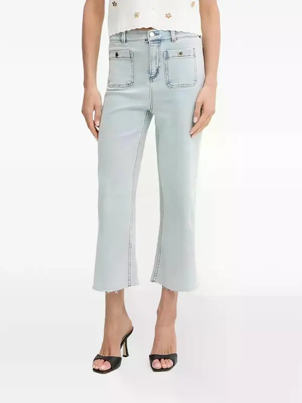 MORGAN Front-pocket Button-fastening Jeans