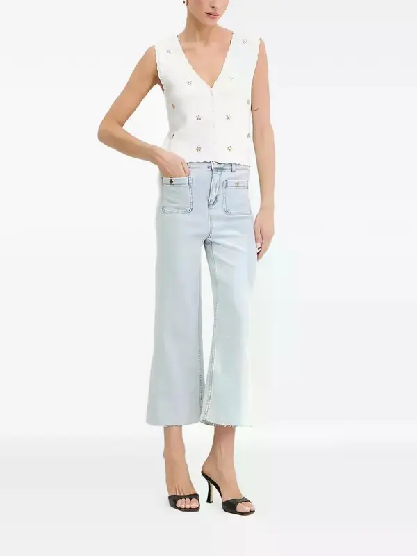 MORGAN Front-pocket Button-fastening Jeans