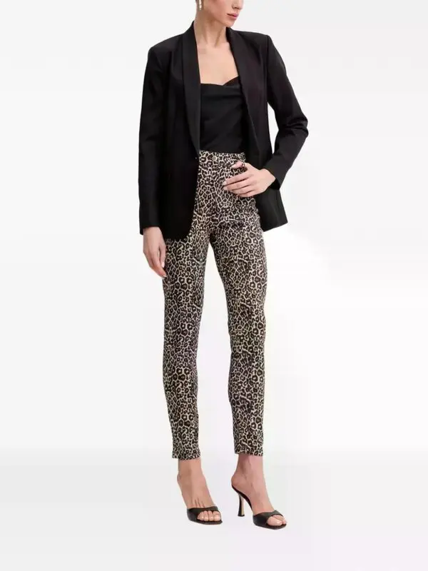 MORGAN Leopard Print Jeans