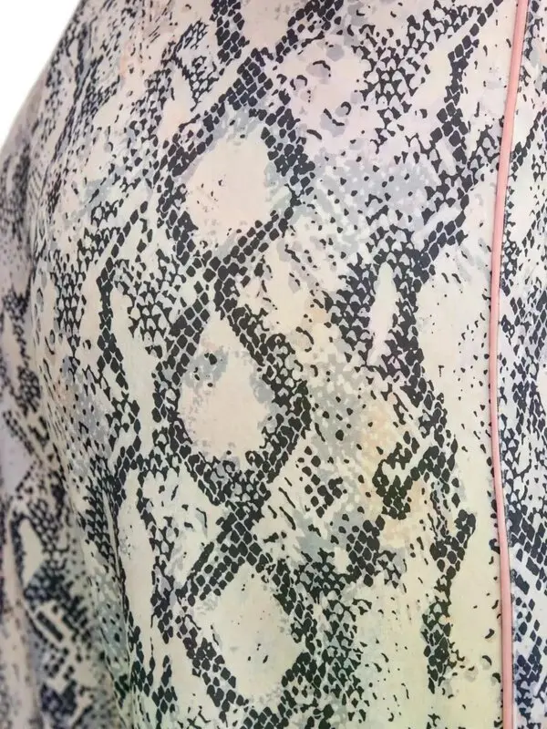 OUI Snake-print Trousers