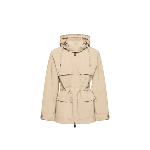 Moncler Lerozel Hooded Field Jacket - Beige