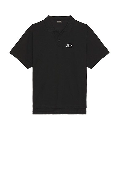 Balenciaga Short Sleeve Regular Polo - Black