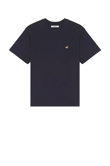 EDMMOND STUDIOS Duck Patch Tee - Plain Navy