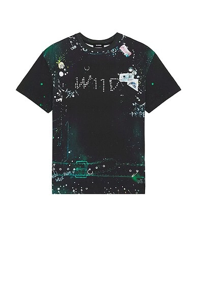 We11Done Trompe-l'oeil Pierced T-shirt