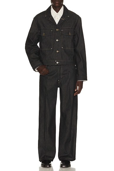 LEMAIRE Trucker Jacket With Studs