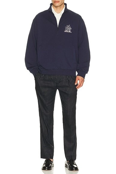KHALHON Urban Club Half Zip Sweater