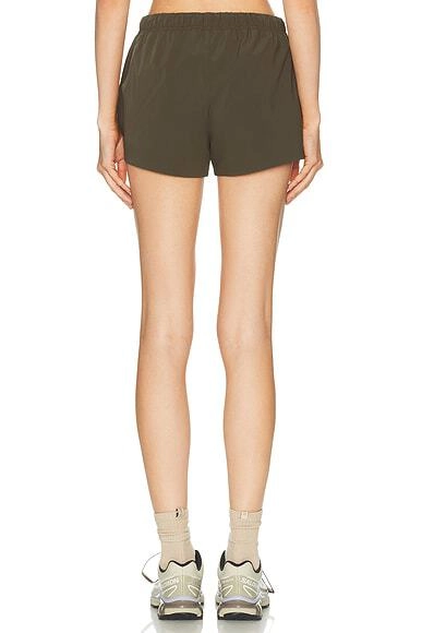 Fear Of God Active Trace Running Sporty Nylon Short - Brown