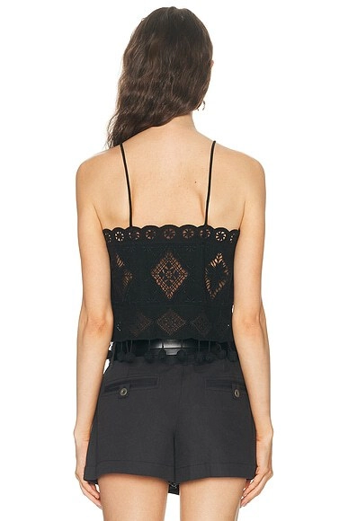 Isabel Marant Étoile Nelssy Embroidered Cotton And Linen Blend Top