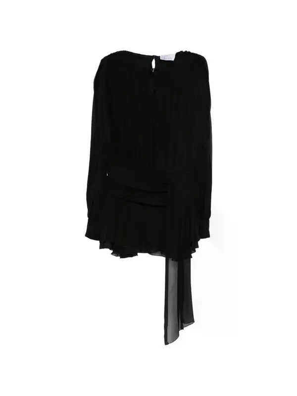 Giuseppe Di Morabito Long-sleeves Mini Dress - Black